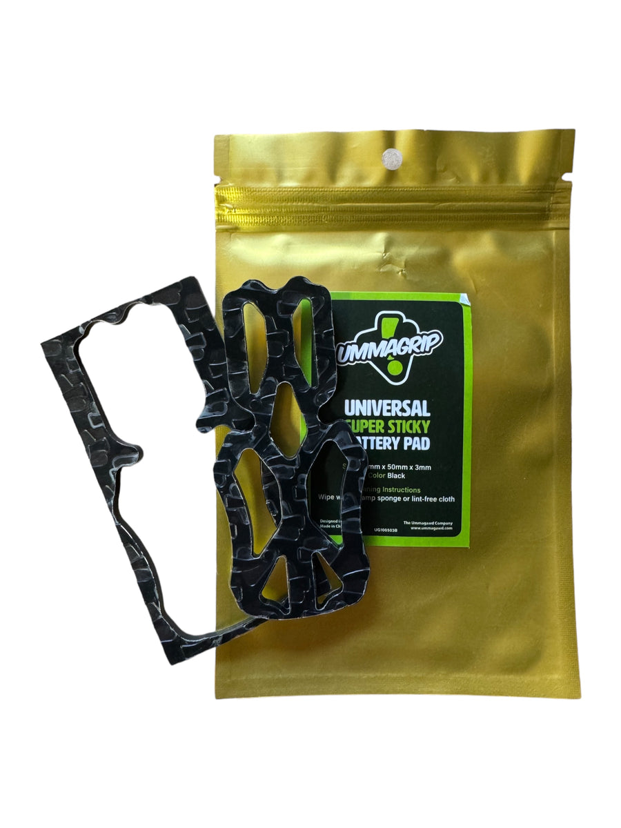 UmmaGrip Black 3mm - Universal Super Sticky Battery Pad (Laser Cut Cho ...