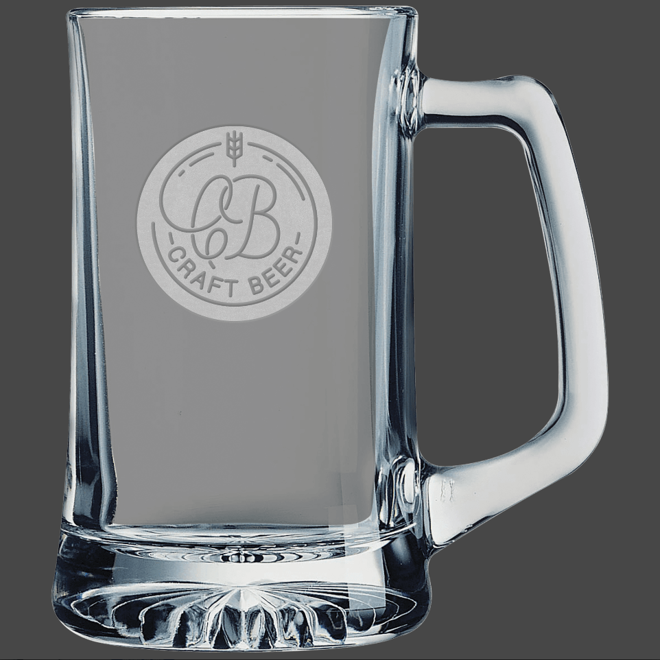 Laser Engravable 14 oz. Beer Mug with Handle – Brain3D