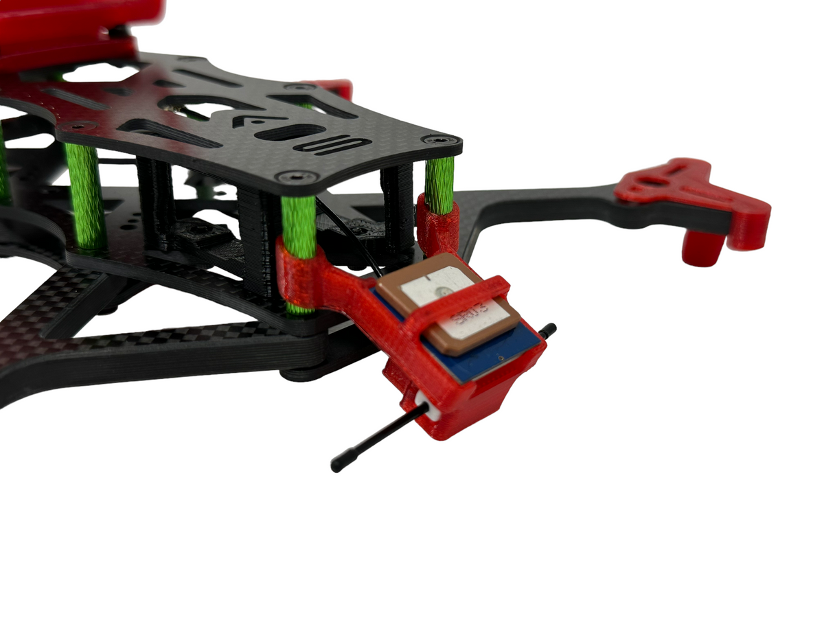SAM-M8Q GPS Module Standoff Mount w/ Ghost qT (3D Print Only) – Brain3D