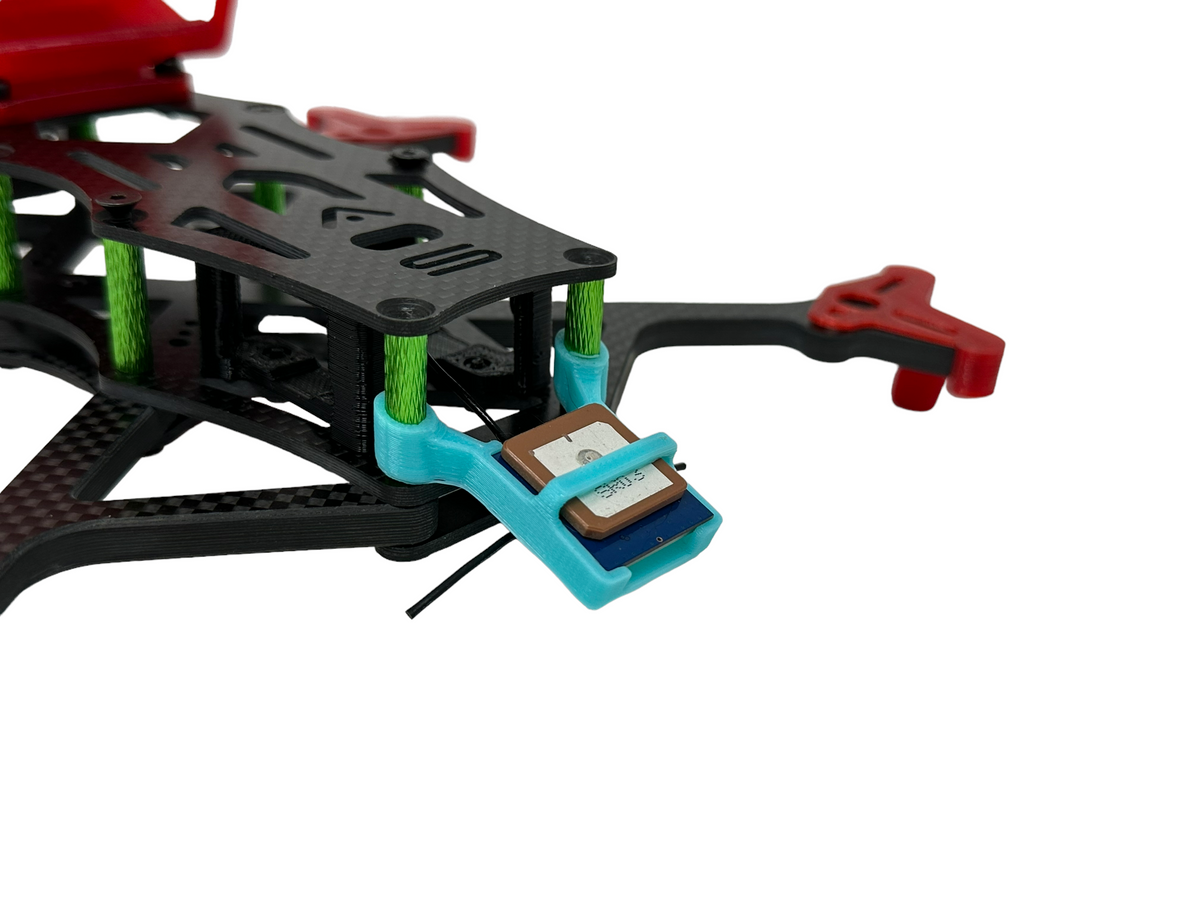SAM-M8Q GPS Module Standoff Mount w/ ELRS EP1 (3D Print Only) – Brain3D